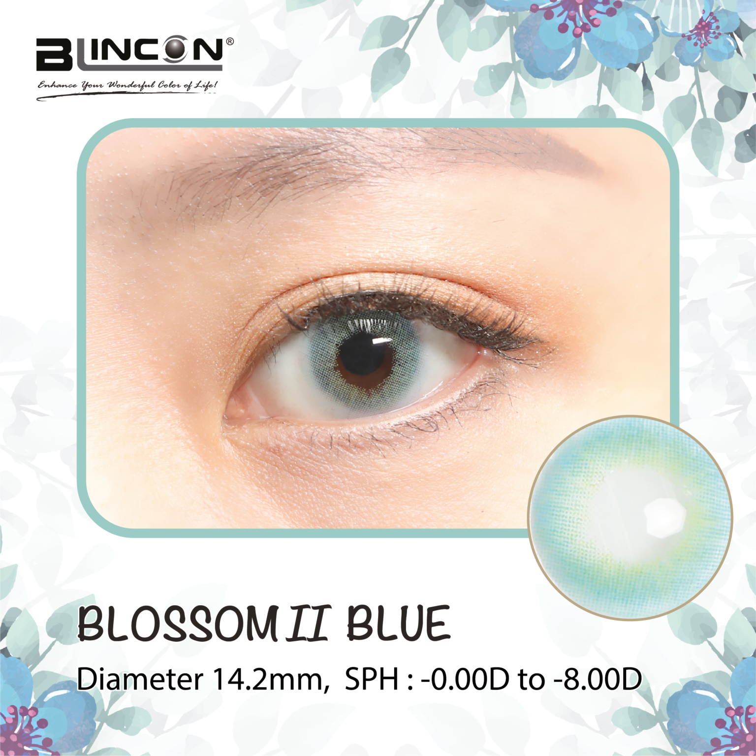 BLINCON - BLOSSOM SERIES (3 months) (BUY 2 FREE 2) - Optixworld Eyecare ...